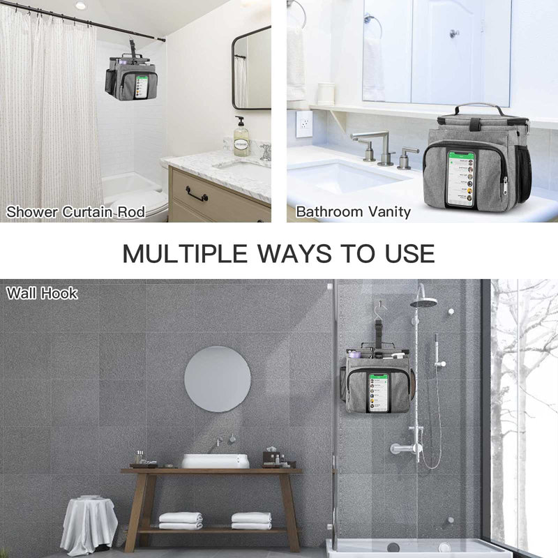 Rebrilliant Maelana Free-standing Portable Shower Caddy | Wayfair